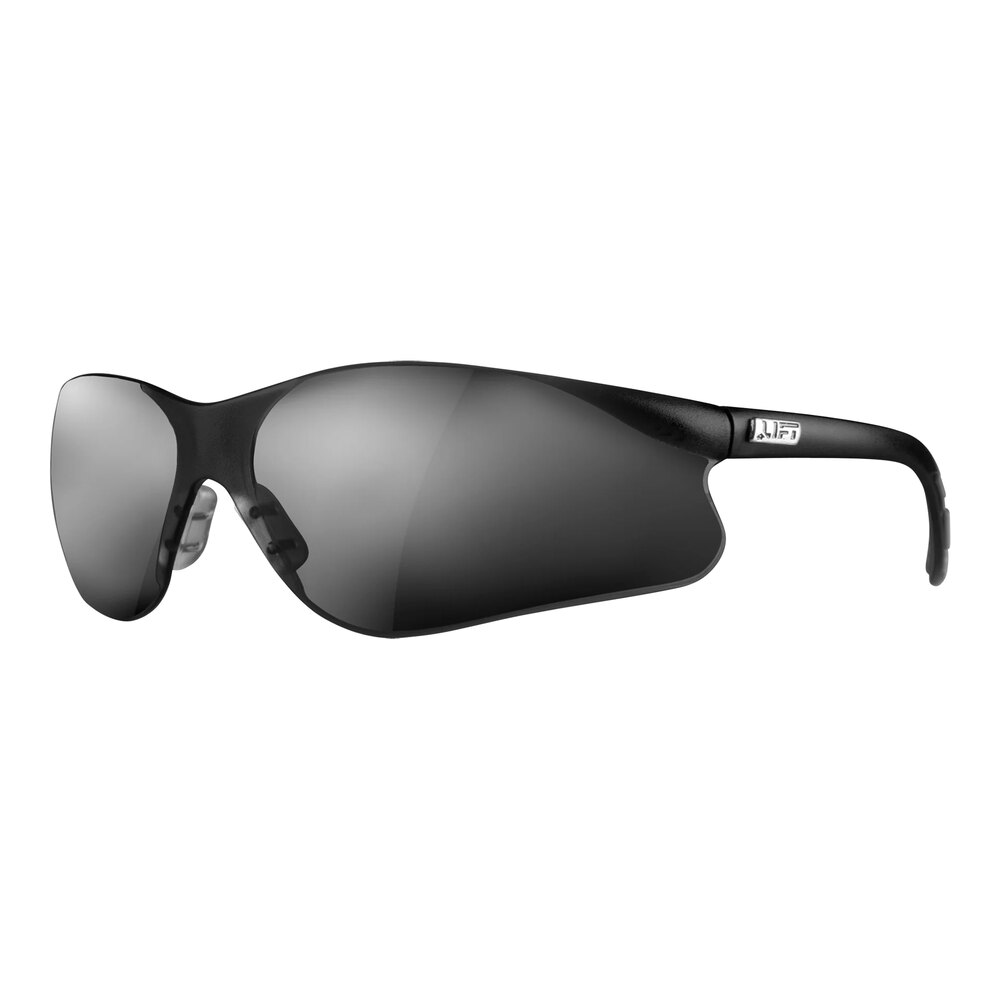Lift Safety Sectorlite Safety Glasses - Matte Black with Mirror Lens ESE-9M