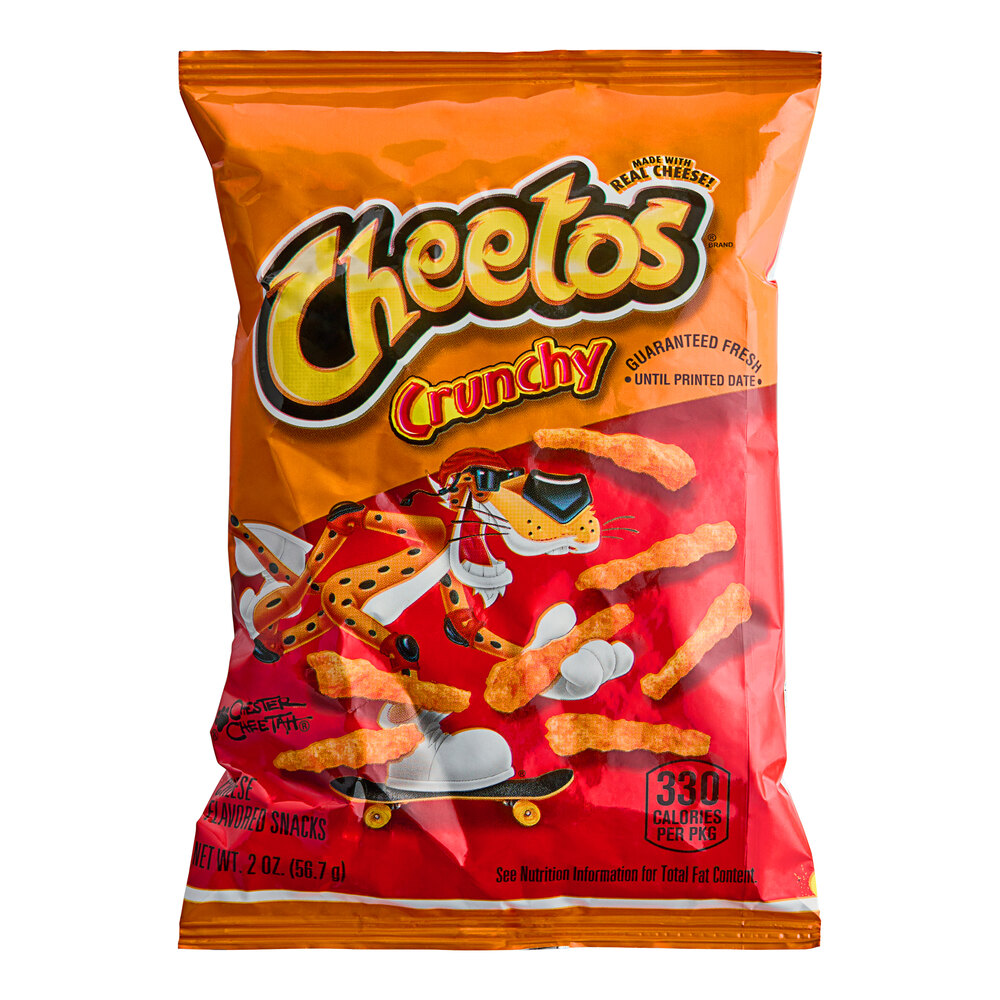 Cheetos Crunchy Cheese Flavored Snacks 2 oz. - 64/Case
