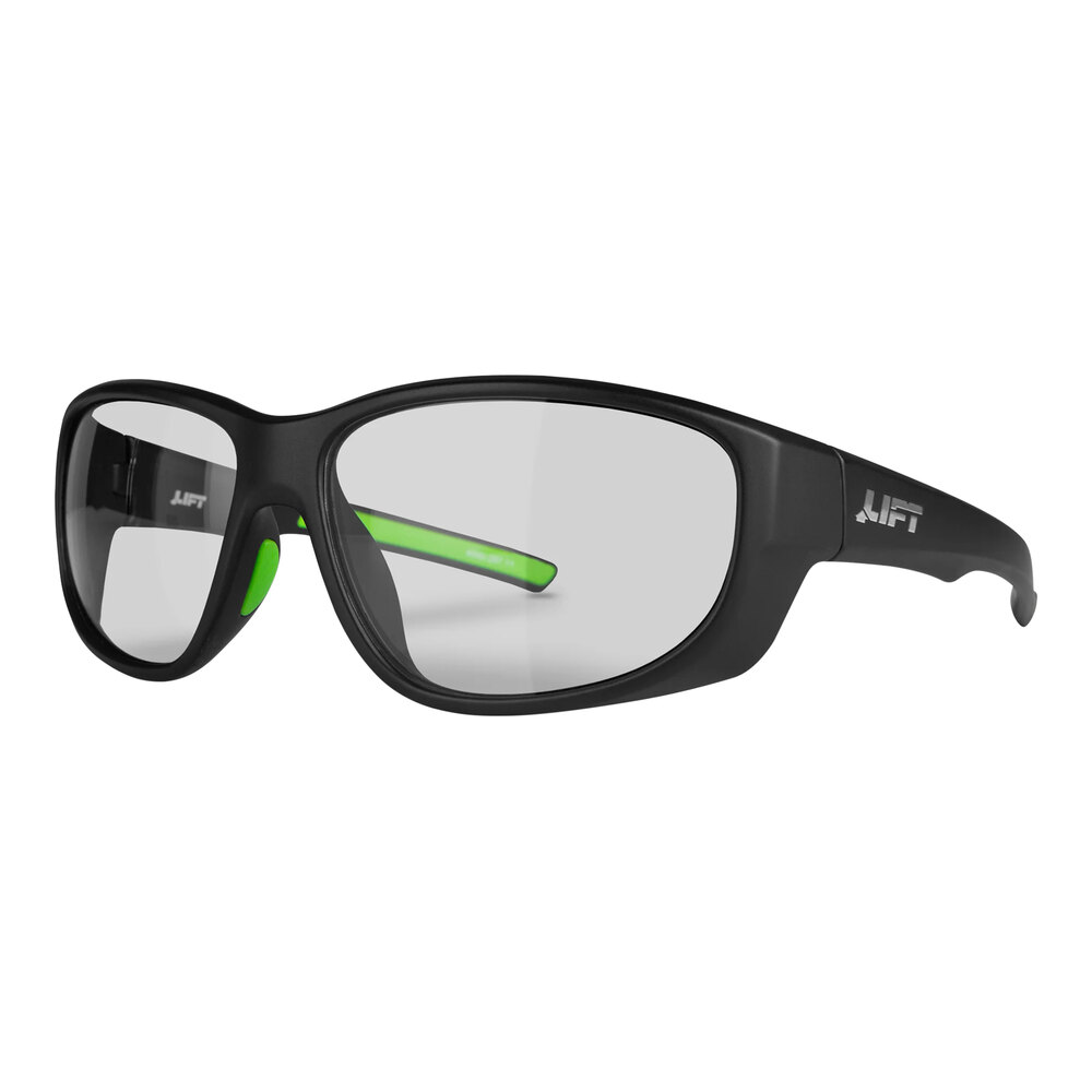 Lift Safety Guardian Safety Glasses - Matte Black with Clear Lens EGU-21MKC