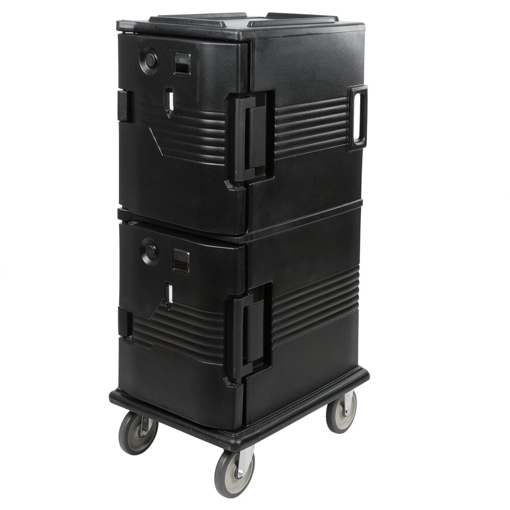 Cambro UPCH800110 Ultra Camcart® Black Electric Hot Food Holding ...