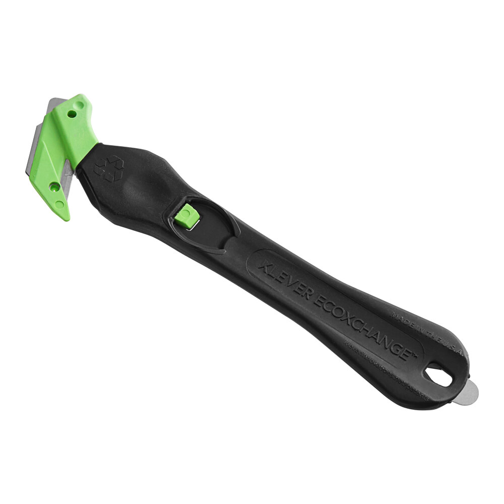 Klever Kutter EcoXChange Safety Box Cutter with Multipurpose Wide Head ...