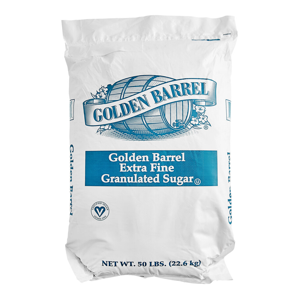 Golden Barrel Extra Fine Granulated Pure Sugar (50 lb.)