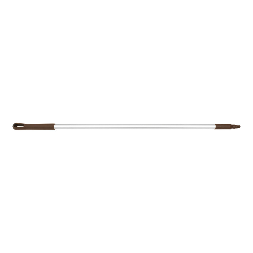 Carlisle Sparta 40216EC01 48" Brown Threaded Aluminum Broom / Squeegee ...