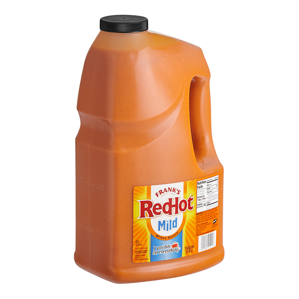 Frank's RedHot Mild Hot Sauce 1 Gallon