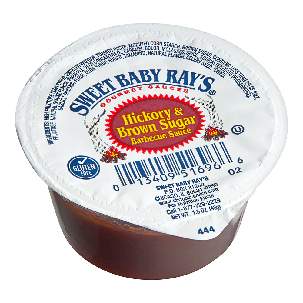 Sweet Baby Ray's Hickory Brown Sugar BBQ Sauce Dipping Cup 1.5 oz ...