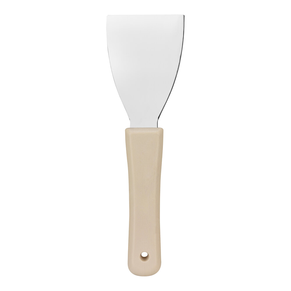 Carlisle Sparta 40130EC25 3" Tan Steel Handheld Scraper
