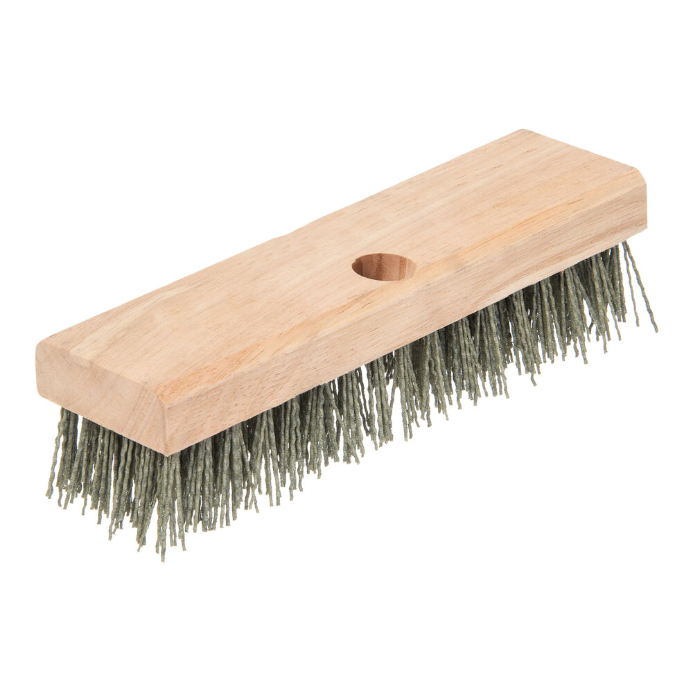 Carlisle Flo-Pac 3619100 10" Silicone Carbide-Impregnated Nylon Deck Scrub