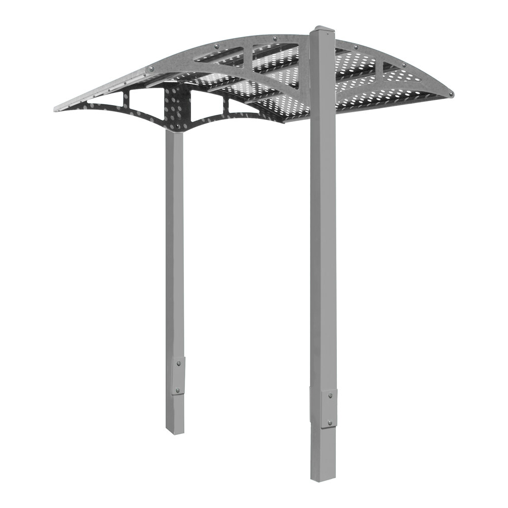 Paris Site Furnishings Shade Series 85 1/2" x 78" x 98 3/4" Window Gray ...