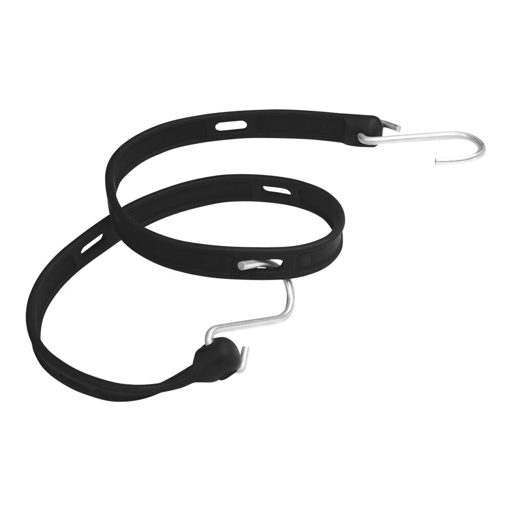 The Better Bungee 36" Black Slotted Polyurethane Strap with Galvanized ...