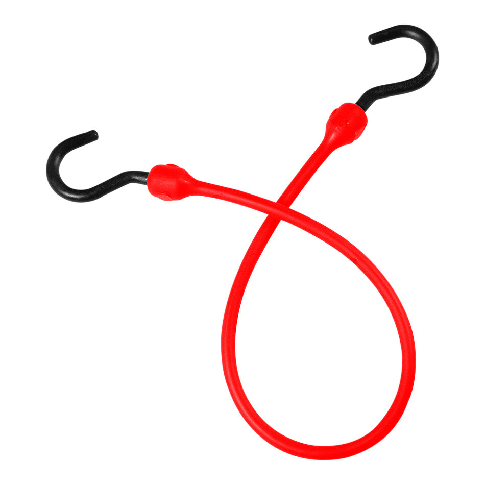 The Better Bungee 12" Red Polyurethane Cord with Overmolded Nylon Hook ...