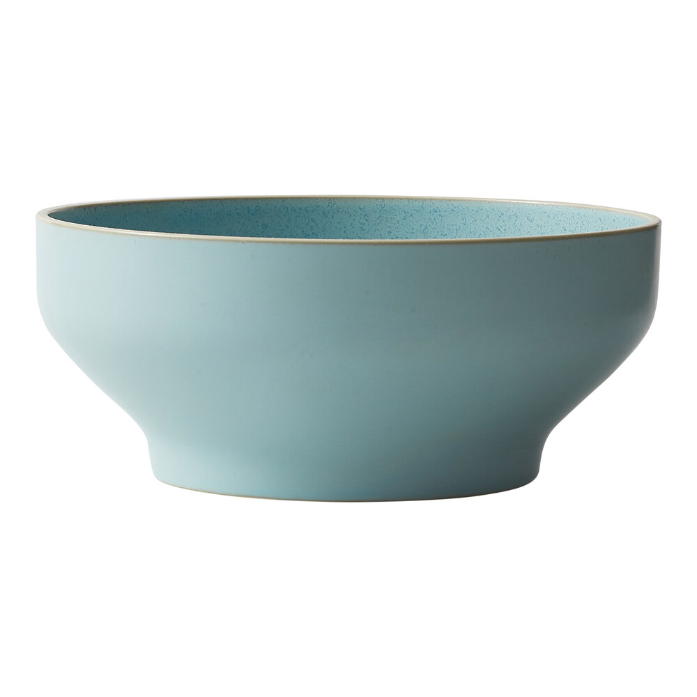 Luzerne Moira by Oneida 1880 Hospitality 32 oz. Frosted Blue Stoneware ...