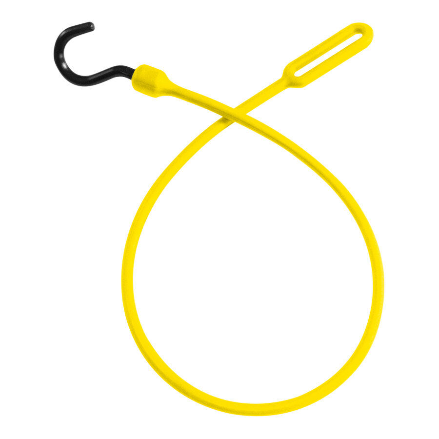 The Better Bungee 30" Yellow Polyurethane Cord with Loop End and Nylon ...