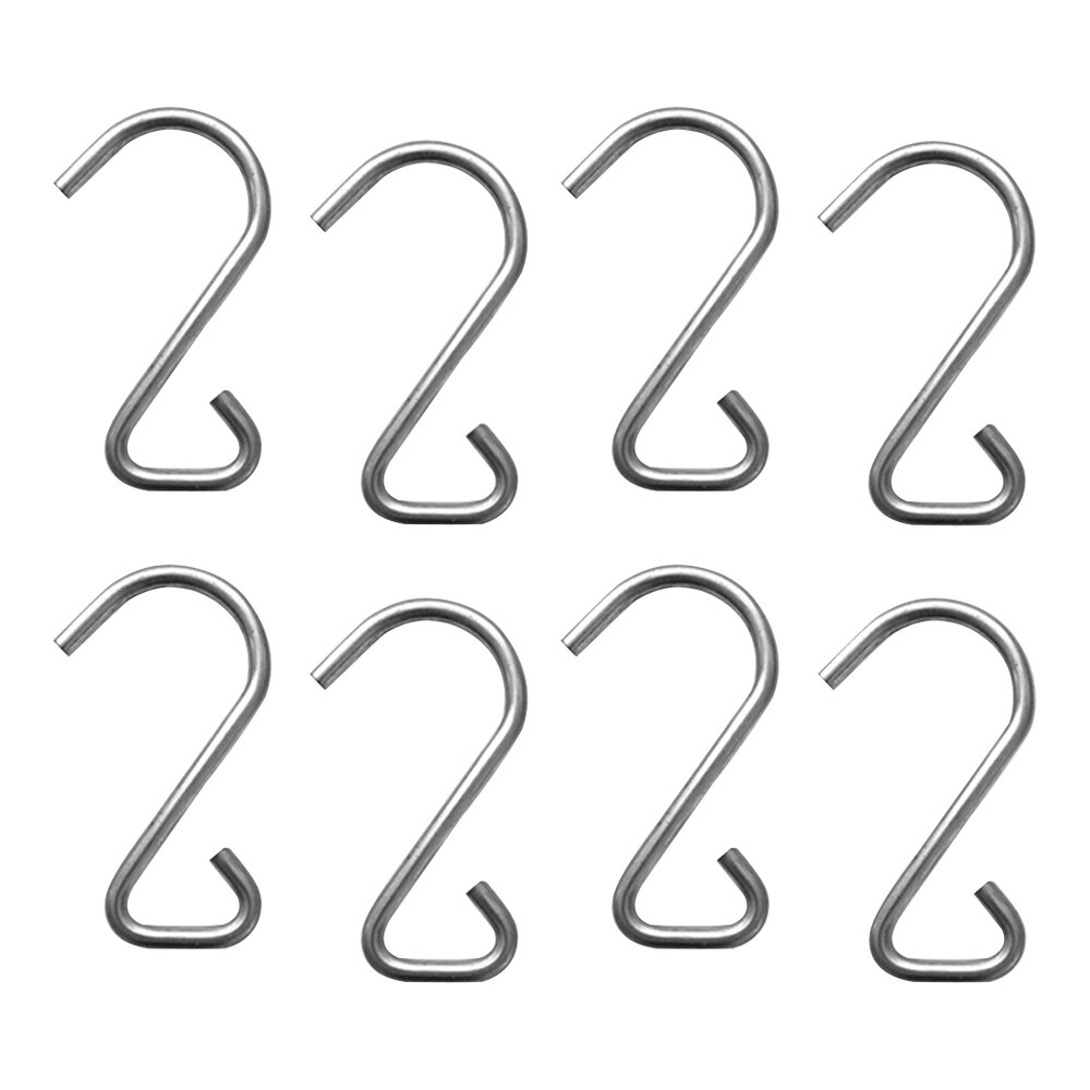 The Better Bungee Stainless Steel Triangular S Hook BBSH - 8/Pack