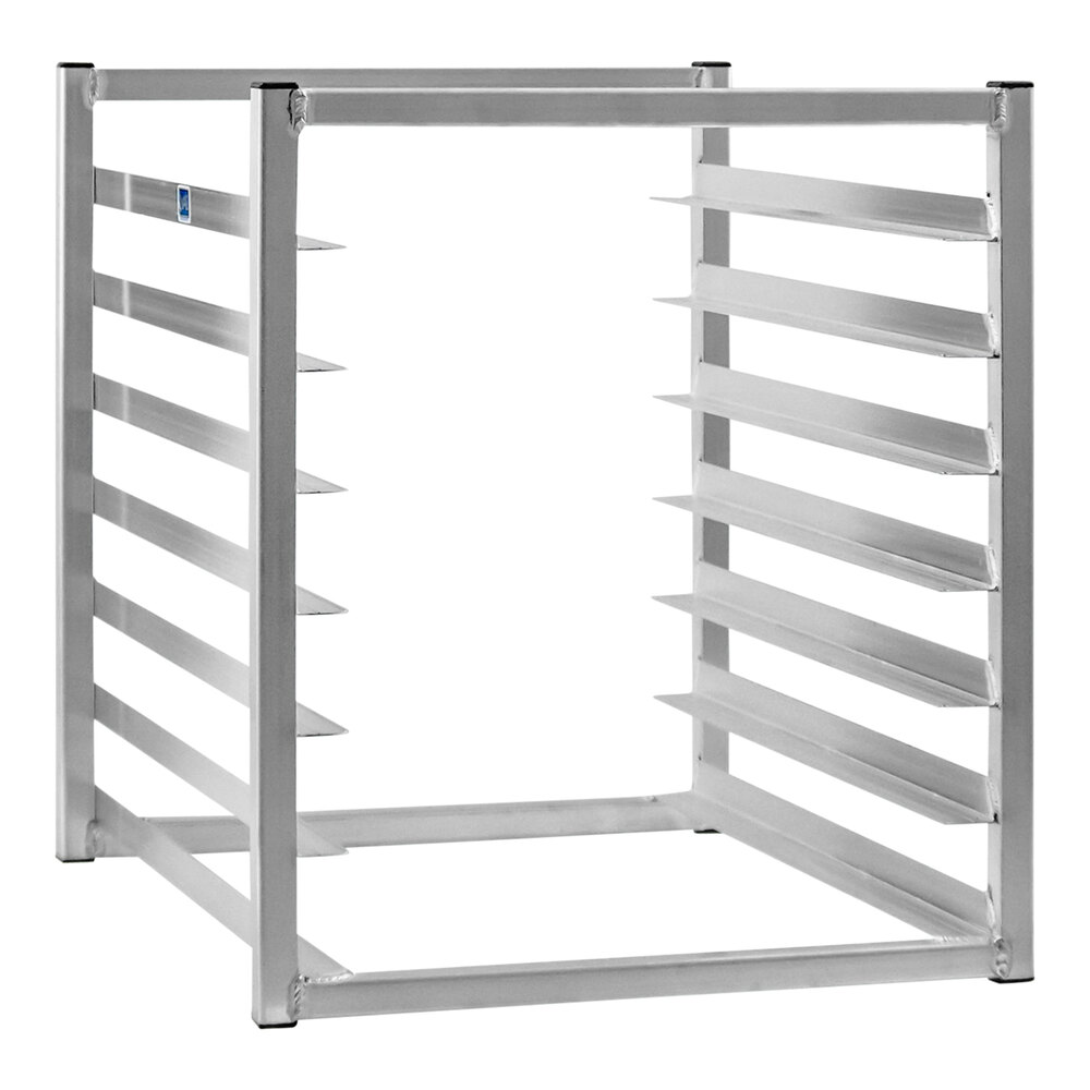 New Age 7 Pan End Load Half-Size Aluminum Sheet Pan Insert Rack 1610