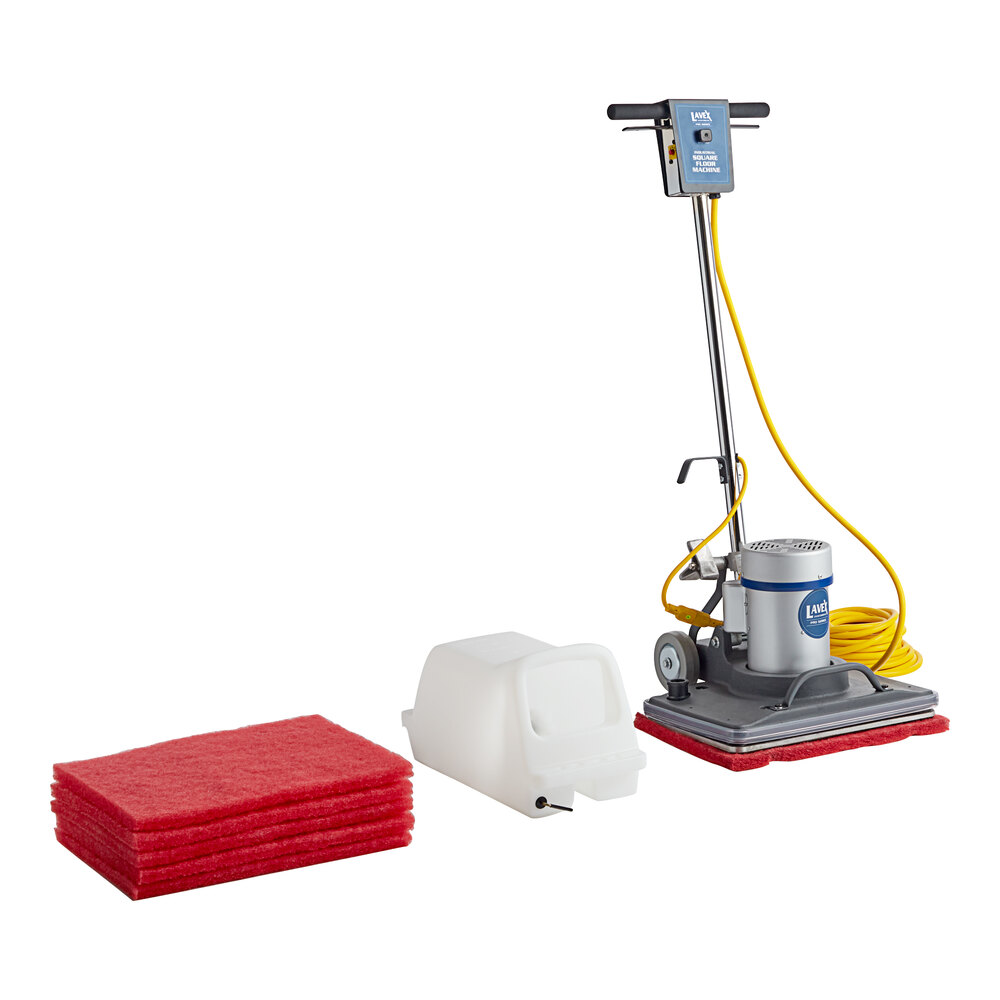 Lavex Pro 20" Corded Oscillating Rectangular Floor Machine with Buffing ...