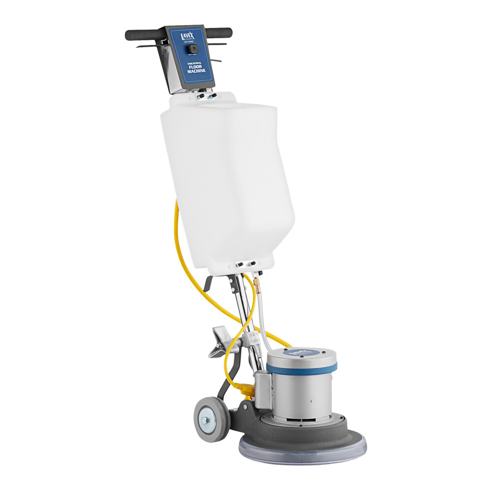 Lavex Pro 13" Single Speed Rotary Floor Machine with Pad Driver, Scrub ...