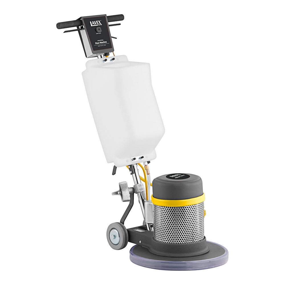Lavex Pro 17" Heavy-Duty Single Speed Rotary Floor Machine with Pad ...