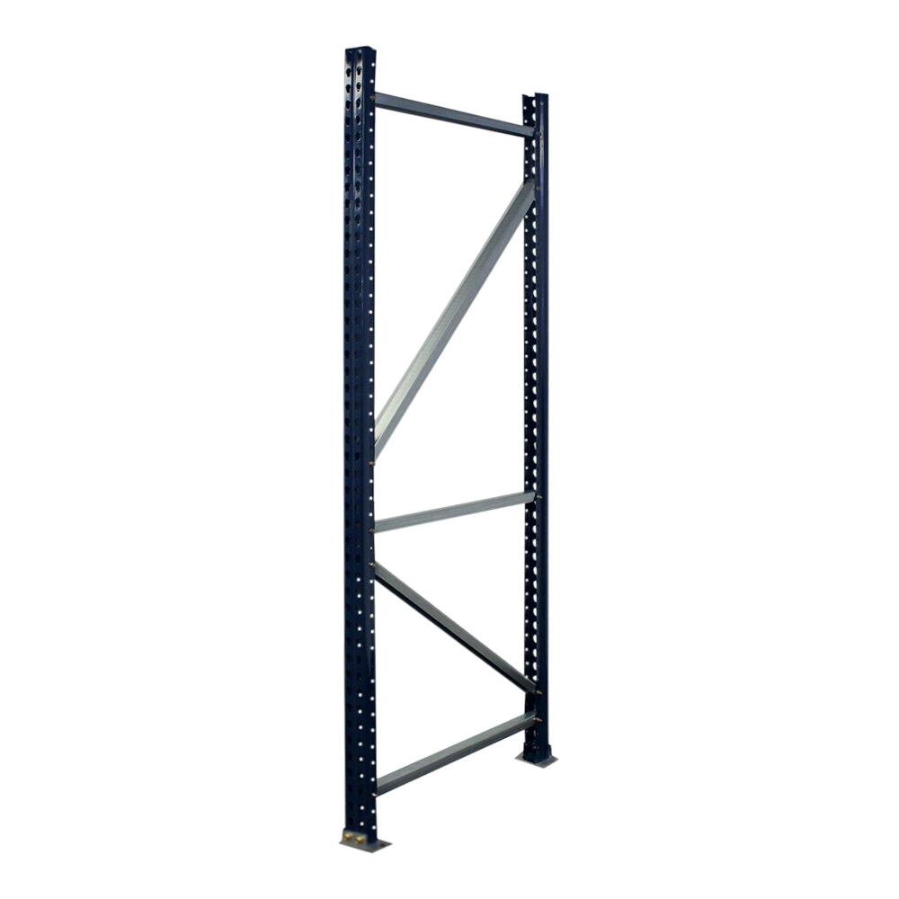 Interlake Mecalux 36" x 96" Blue Heavy-Duty Upright Teardrop Pallet ...