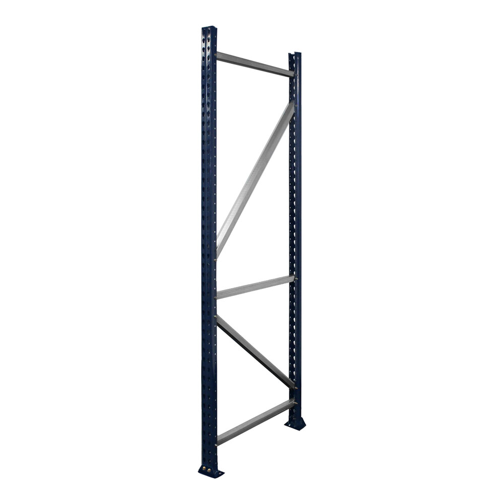Interlake Mecalux 42" x 96" Blue Heavy-Duty Upright Teardrop Pallet ...