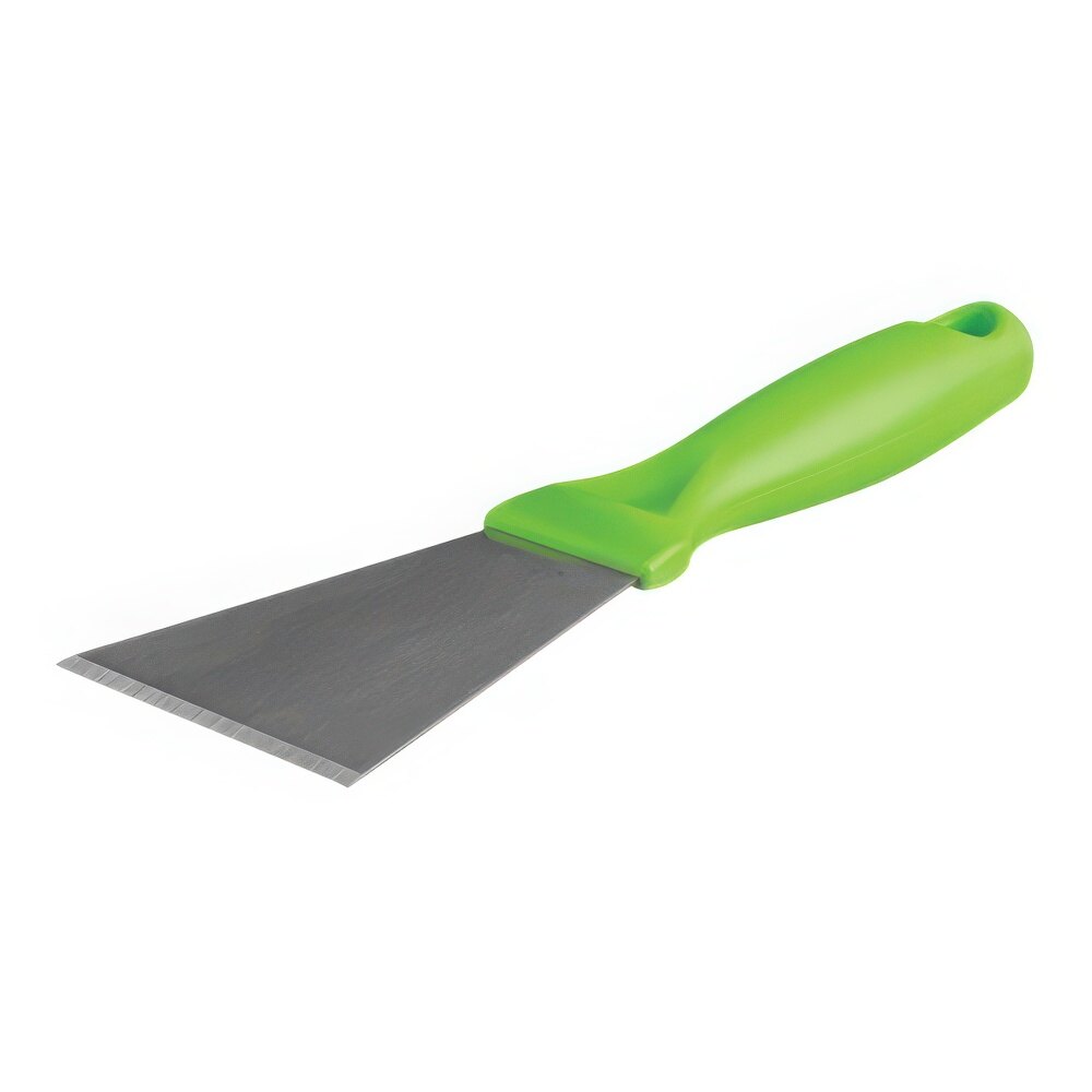 Vikan 3" Stainless Steel Scraper with Lime Handle 697277