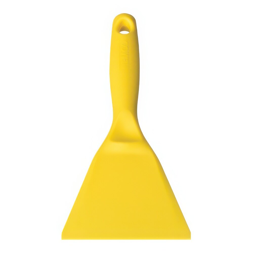 Vikan 4" Yellow Polypropylene Hand Scraper 69626