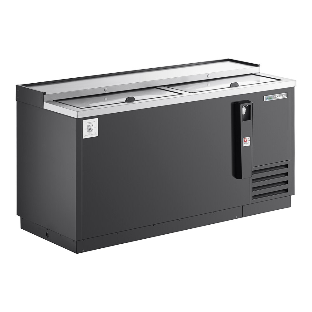 True TD-65-24-HC Black Horizontal Bottle Cooler