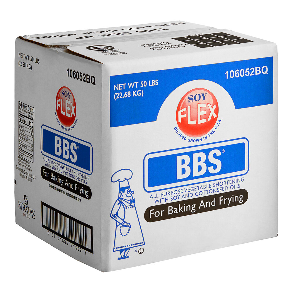 Stratas BBS Soy Flex All-Purpose Vegetable Shortening 50 lb.