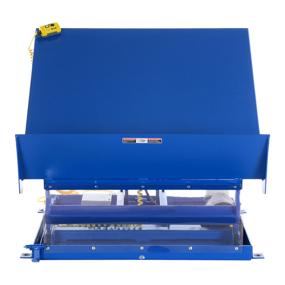 Vestil Blue Single Scissor Lift / Tilt Table with 48" x 48" Platform ...