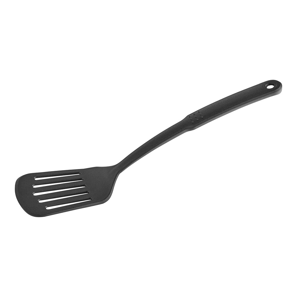 Choice 4" x 3" Black Heat-Resistant Nylon Slotted Turner