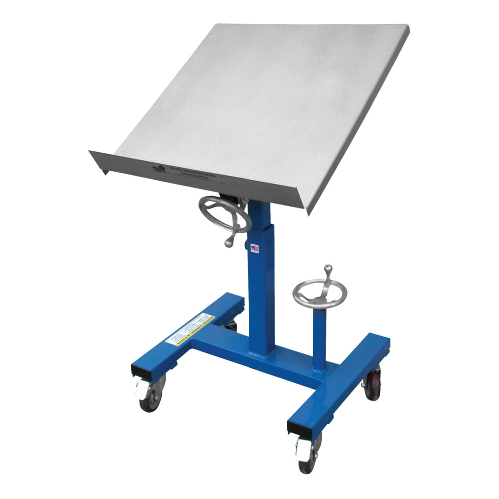 Vestil Mobile Lift / Tilt Table with 24 1/16" x 24 1/16" Platform, 42 ...