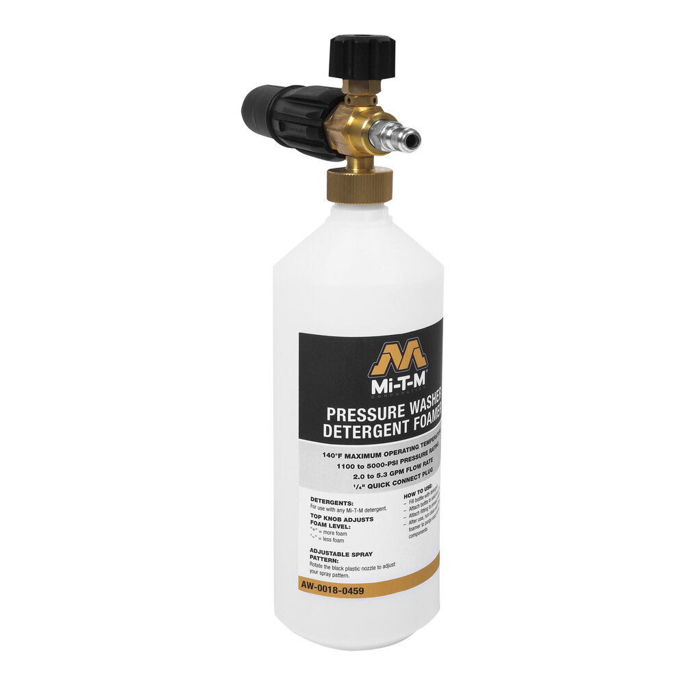 Mi-T-M AW-0018-0459 37 oz. Detergent Foamer - 1,100 to 5,000 PSI; 2 to ...