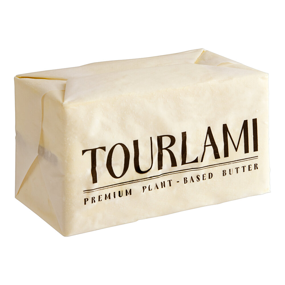 Tourlami Premium Plant-Based Vegan Butter 1 lb. Block - 36/Case