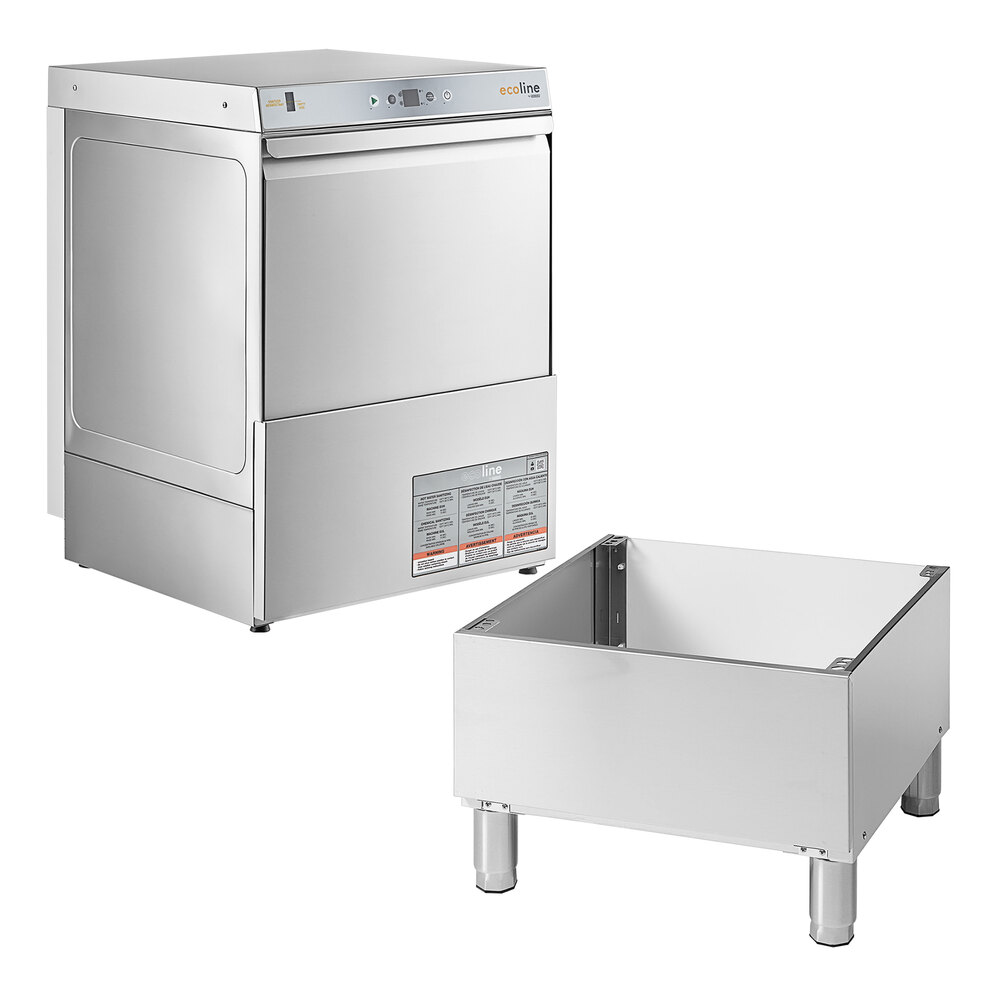 Ecoline by Hobart EUH-1 High Temperature Undercounter Dishwashing ...