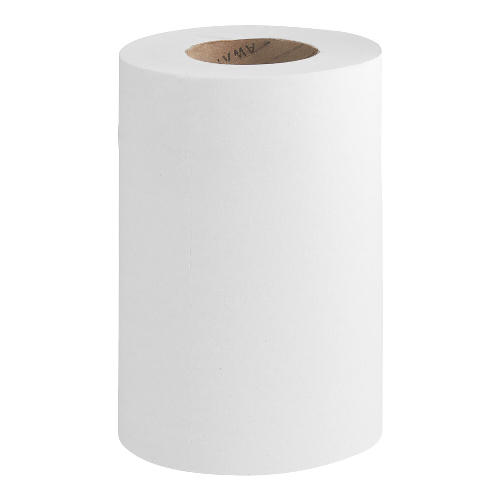 Lavex 2-Ply White Mini Center Pull Paper Towel Roll, 264 Feet / Roll ...