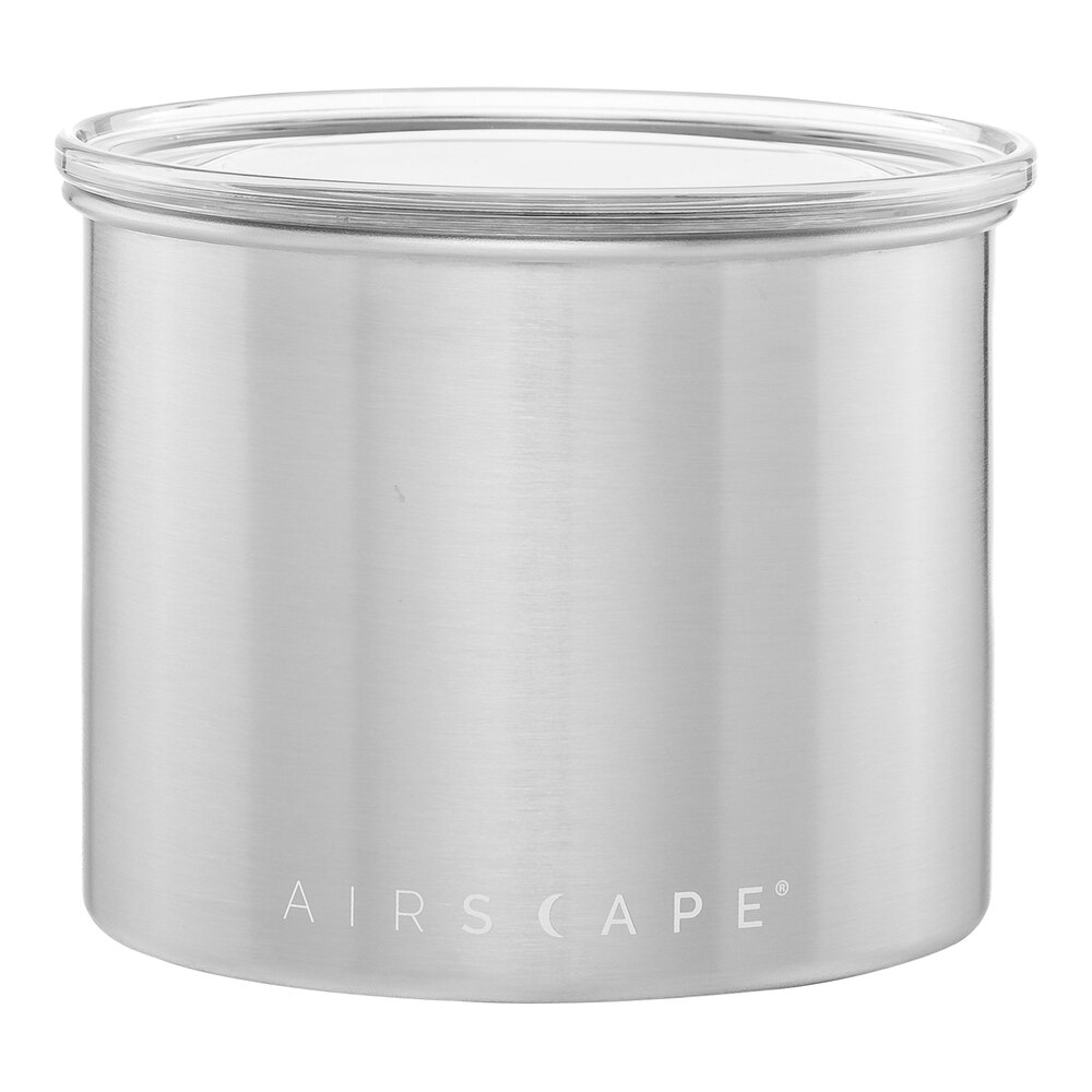 Planetary Design Airscape 10 oz. Brushed Stainless Steel Round Airtight ...