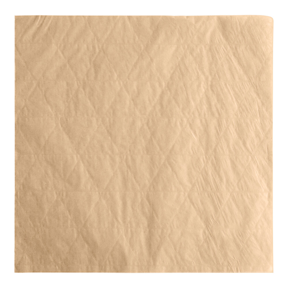 Bagcraft Dubl Shield® 12" x 12" Insulated Natural Paper Wrap - 2,000/Case