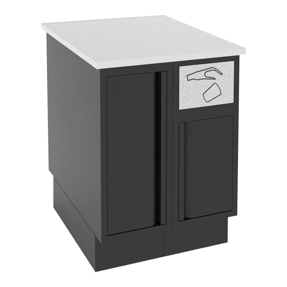 ShopCo 24 7/8" x 30 3/8" x 34" Modular Food and Beverage Cabinet with 1 ...