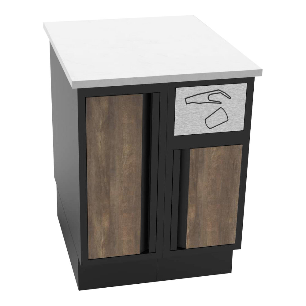 ShopCo 24 7/8" x 30 3/8" x 34" Modular Food and Beverage Cabinet with 1 ...