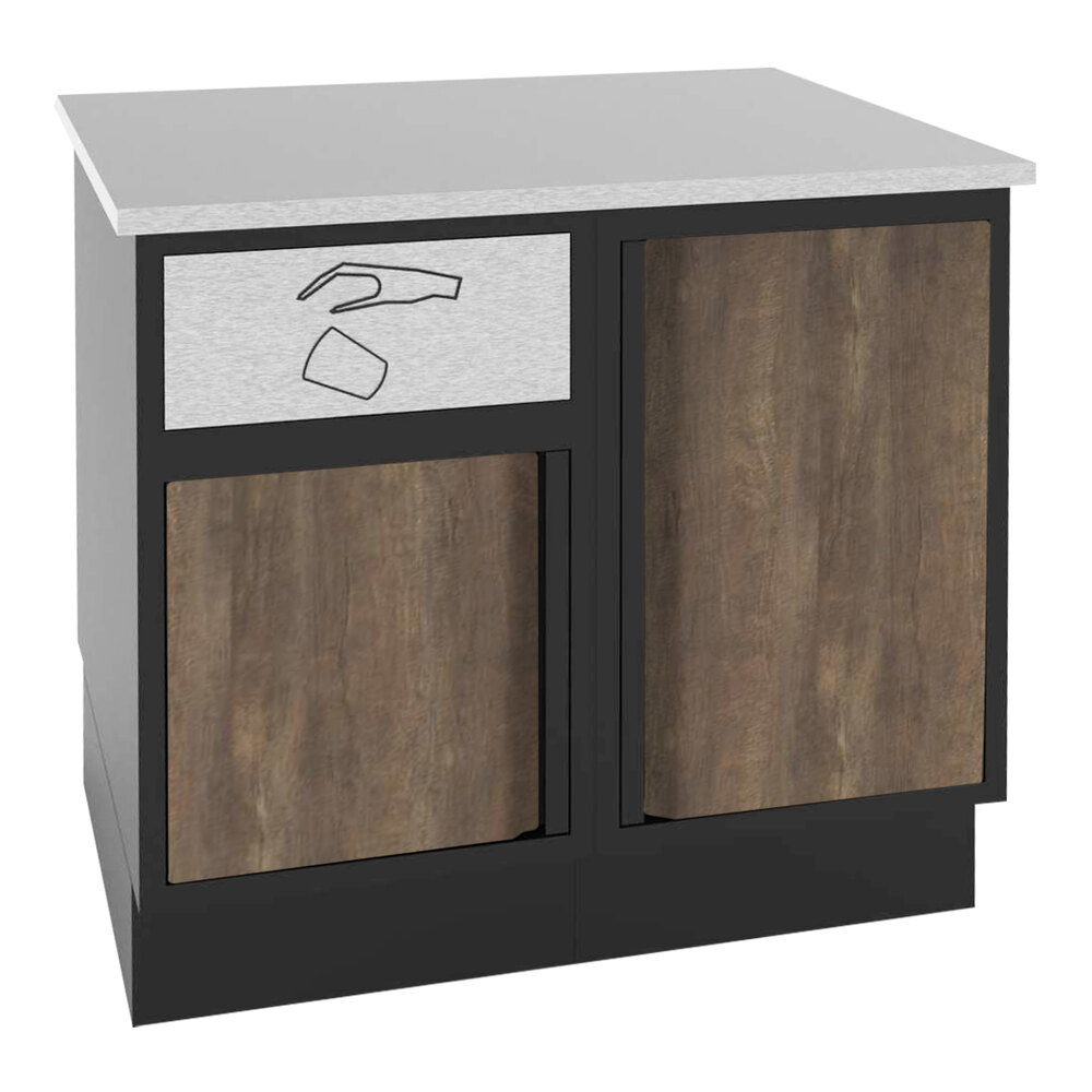 ShopCo 36 3/4" x 30 3/8" x 34" Modular Food and Beverage Cabinet with 1 ...