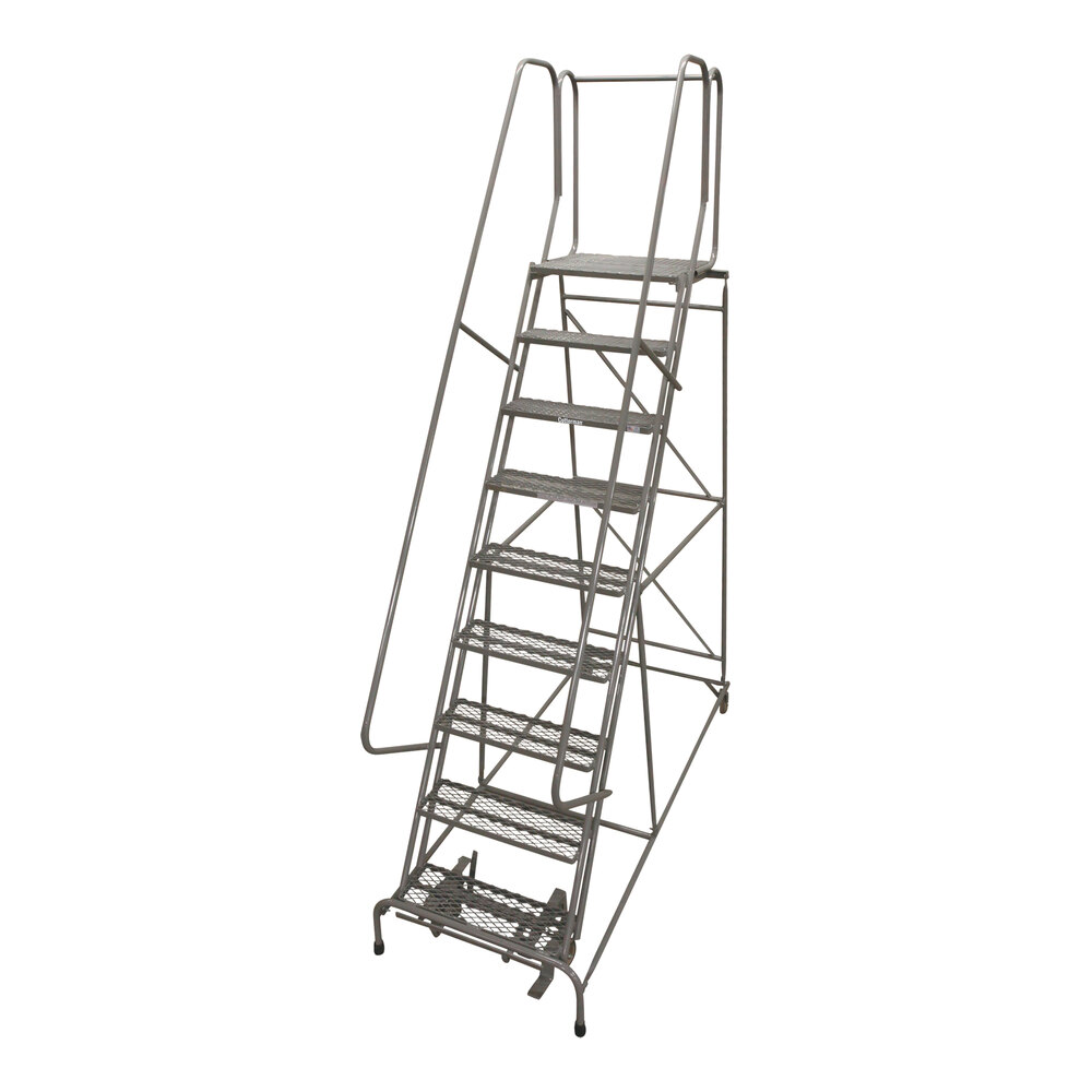 Cotterman Series 1000 24" x 20" x 90" 9-Step Gray Powder-Coated Steel ...