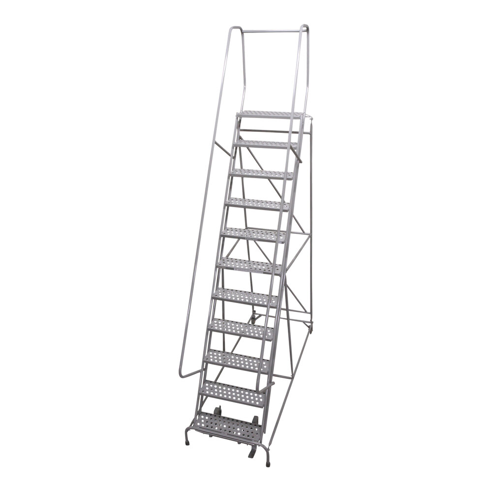 Cotterman Series 1000 24" x 10" x 110" 11-Step Gray Powder-Coated Steel ...