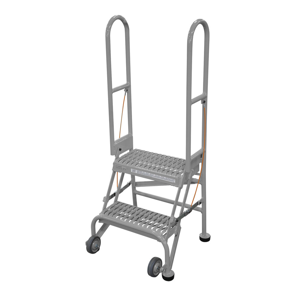 Cotterman StockNStore 16" x 10" x 20" 2-Step Gray Powder-Coated Steel ...