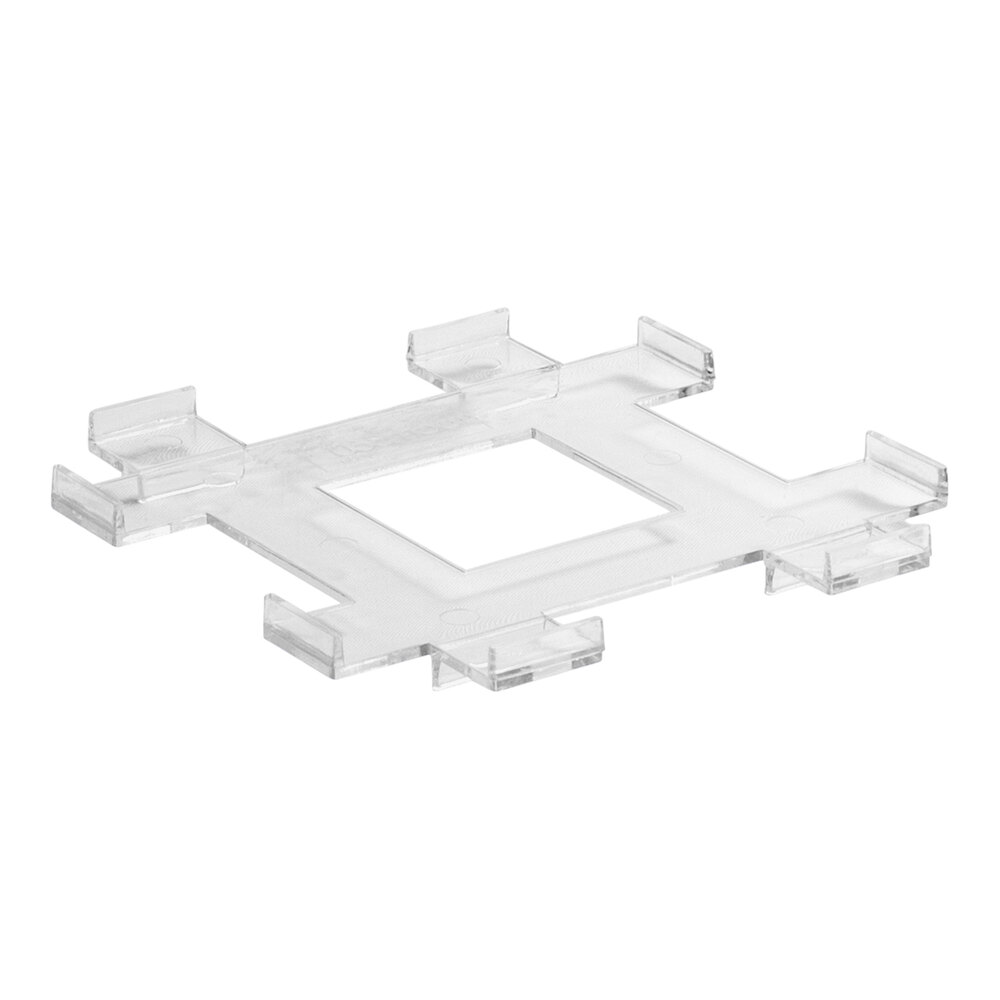 room360 Finishing Touches 4 1/2" x 4 1/2" Square Tissue Box Riser - 12/Pack