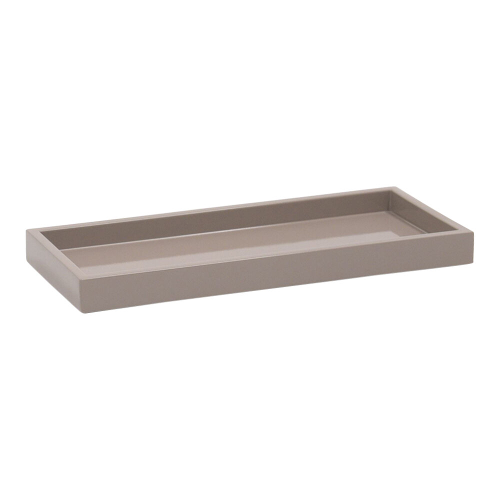 room360 New York 11 3/4" x 4 1/2" Stone Resin Amenity Tray - 6/Case