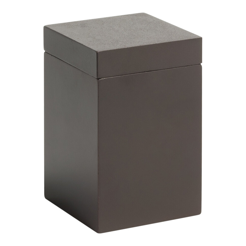 room360 Morocco 2 1/2" x 2 1/2" Chocolate Storage Jar with Lid ...