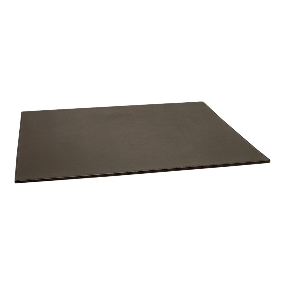 room360 London 24" x 19" Brown Faux Leather Desk Pad - 4/Pack