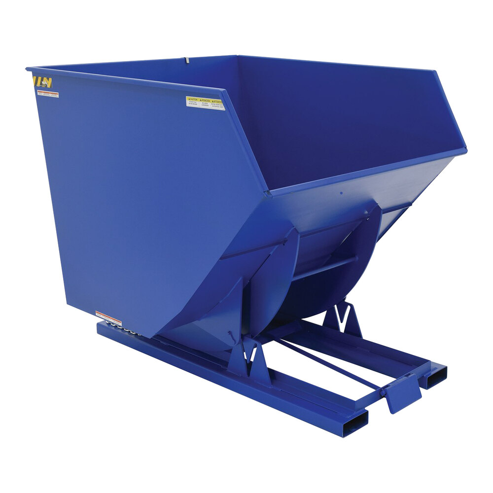 Vestil 3.5 Cubic Yard Heavy-Duty Self-Dumping Steel Forklift Hopper D ...