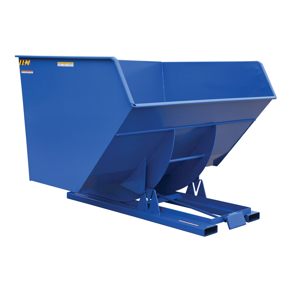 Vestil 5 Cubic Yard Heavy-Duty Self-Dumping Steel Forklift Hopper D-500 ...