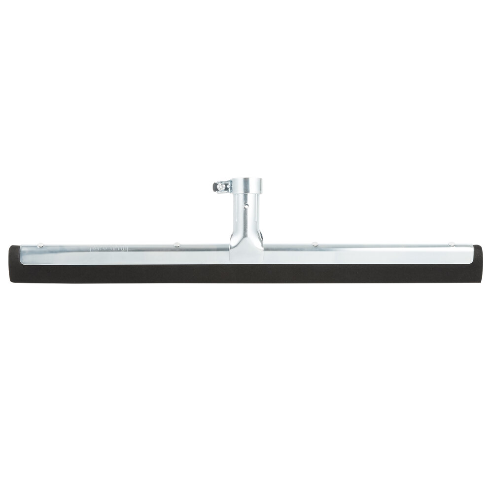 Unger MW450 18" Double Foam Straight Floor Squeegee with Stainless ...