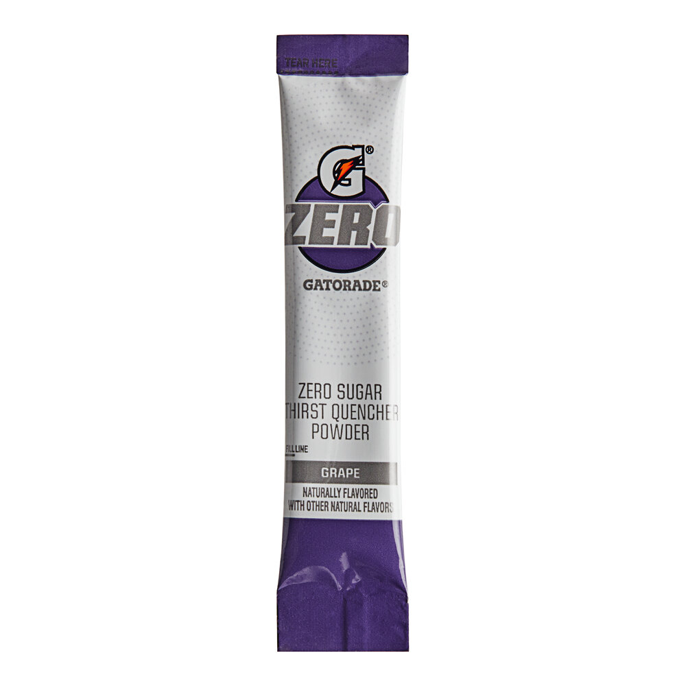 Gatorade Thirst Quencher Zero Sugar Grape Sports Drink Powder Single ...
